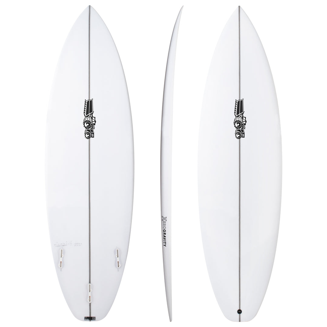 Xero Gravity Easy Rider 6'3" x 20 3/4" X 2 7/8" - 40.20L, Squash, 3x F ...