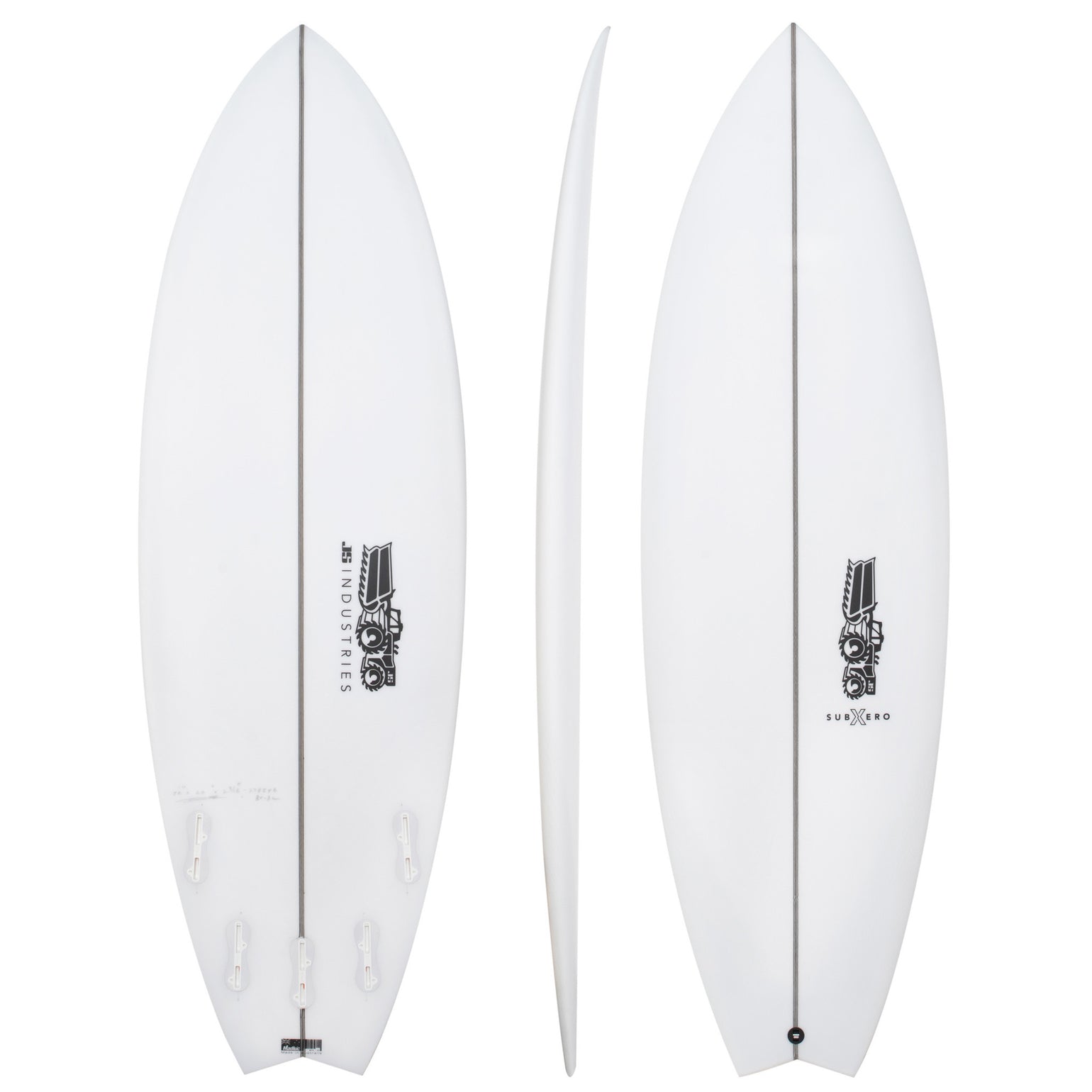 Sub Xero 5'10" x 20 7/8" X 2 13/16" - 37.10L, Swallow, 5x FCS 2 Fin Bo ...