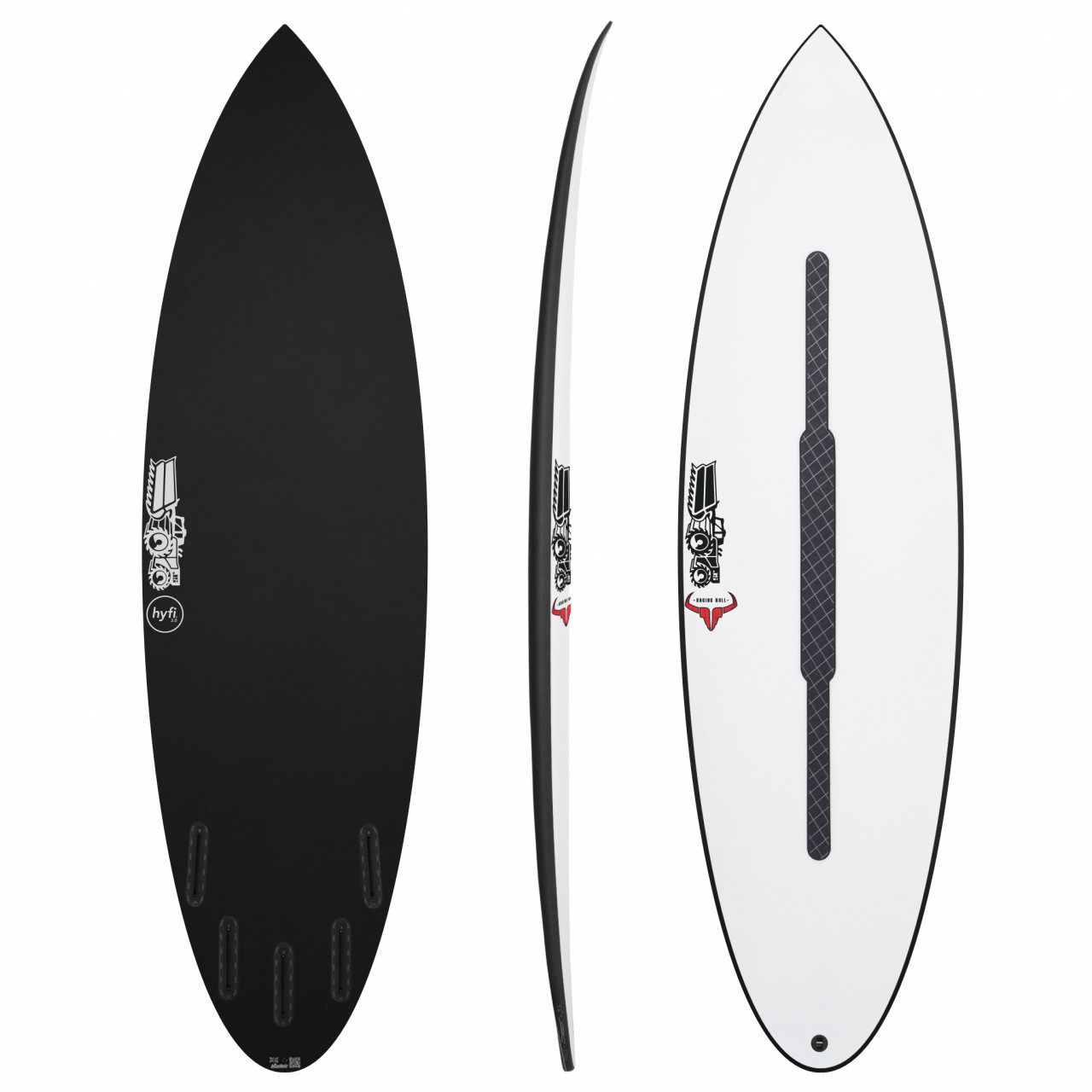 Raging Bull Easy Rider 6'6" x 21 1/2" X 3 1/16" - 45.70L, Round, 5x FC ...